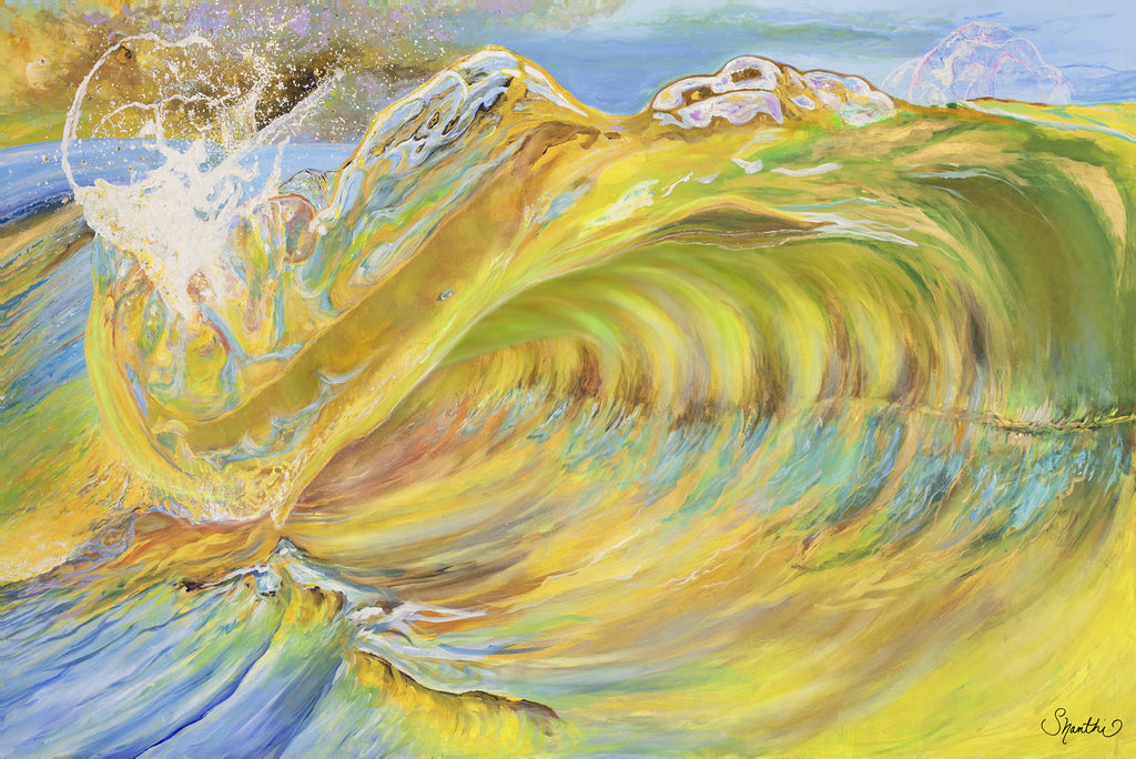 Wave Painting | Seaside Style Coastal Interior Design | Big Wave Art ...