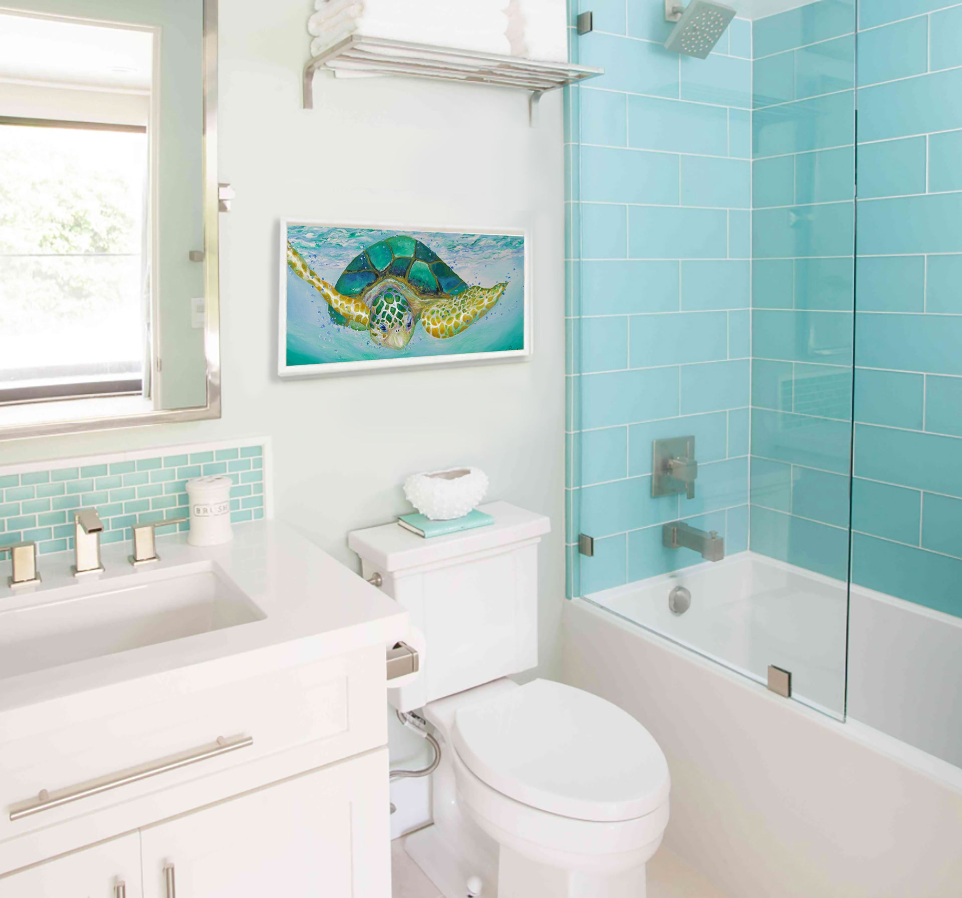 Sea Turtle Prints | Sea Turtle Room Decor | Sea Creature Nursery Art ...